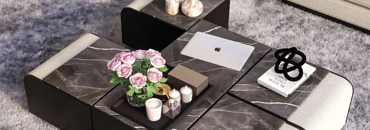 Tasarım Orta Sehpa İle Salon Dekorasyonu - Deekobjects