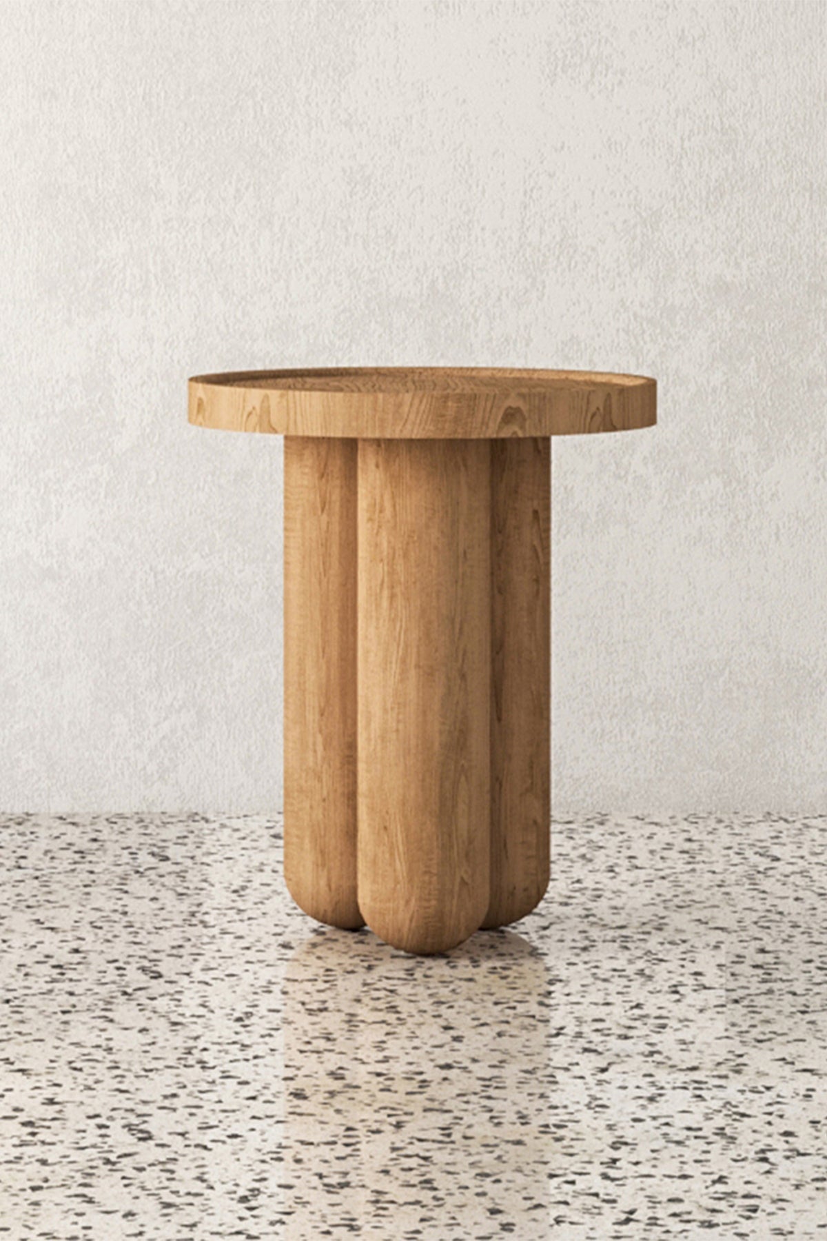 Mantar Sehpa Büyük Boy-Natural - Deekobjects